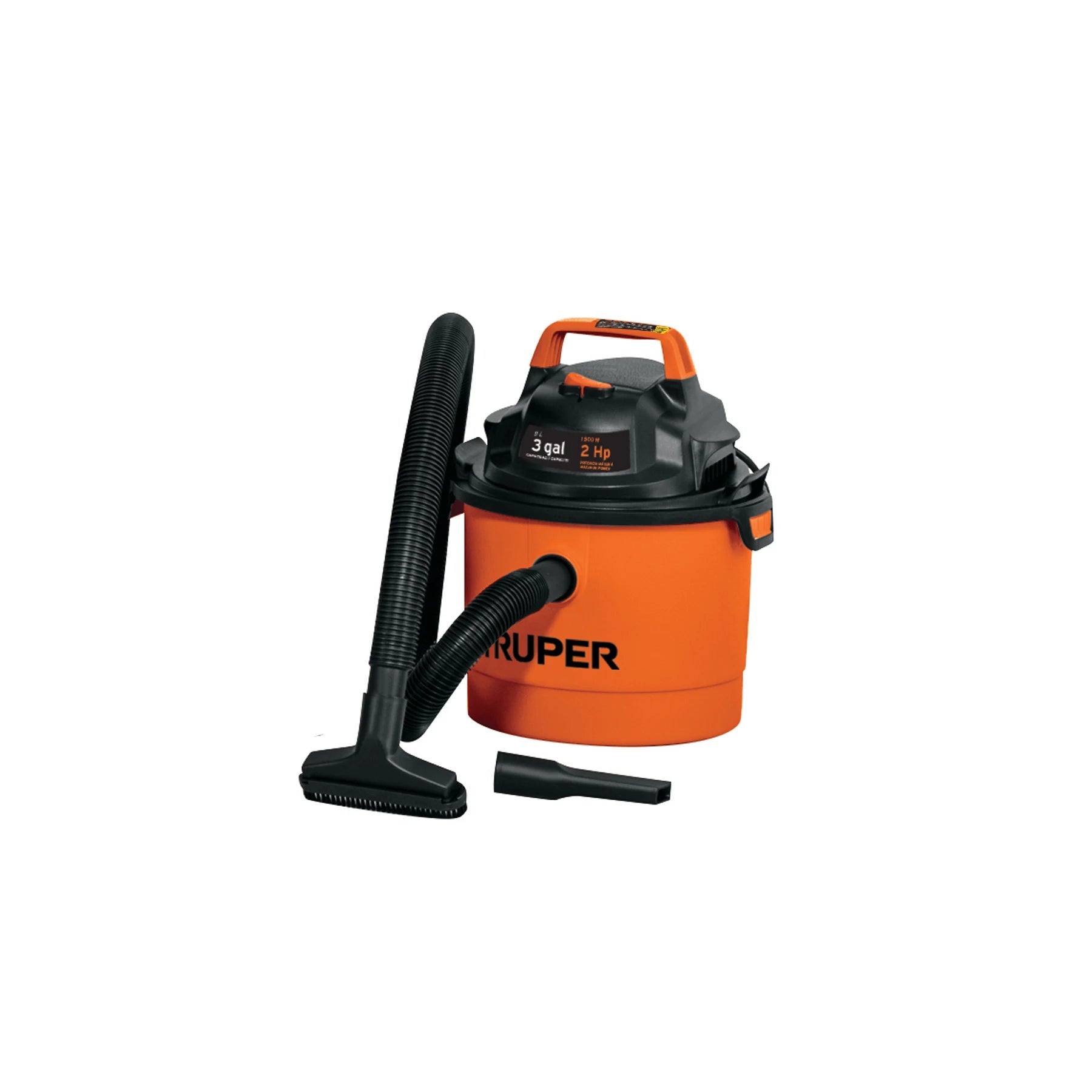 Aspiradora de sólidos y líquidos, 3 gal, plástica, Truper – SIERRA SHOP