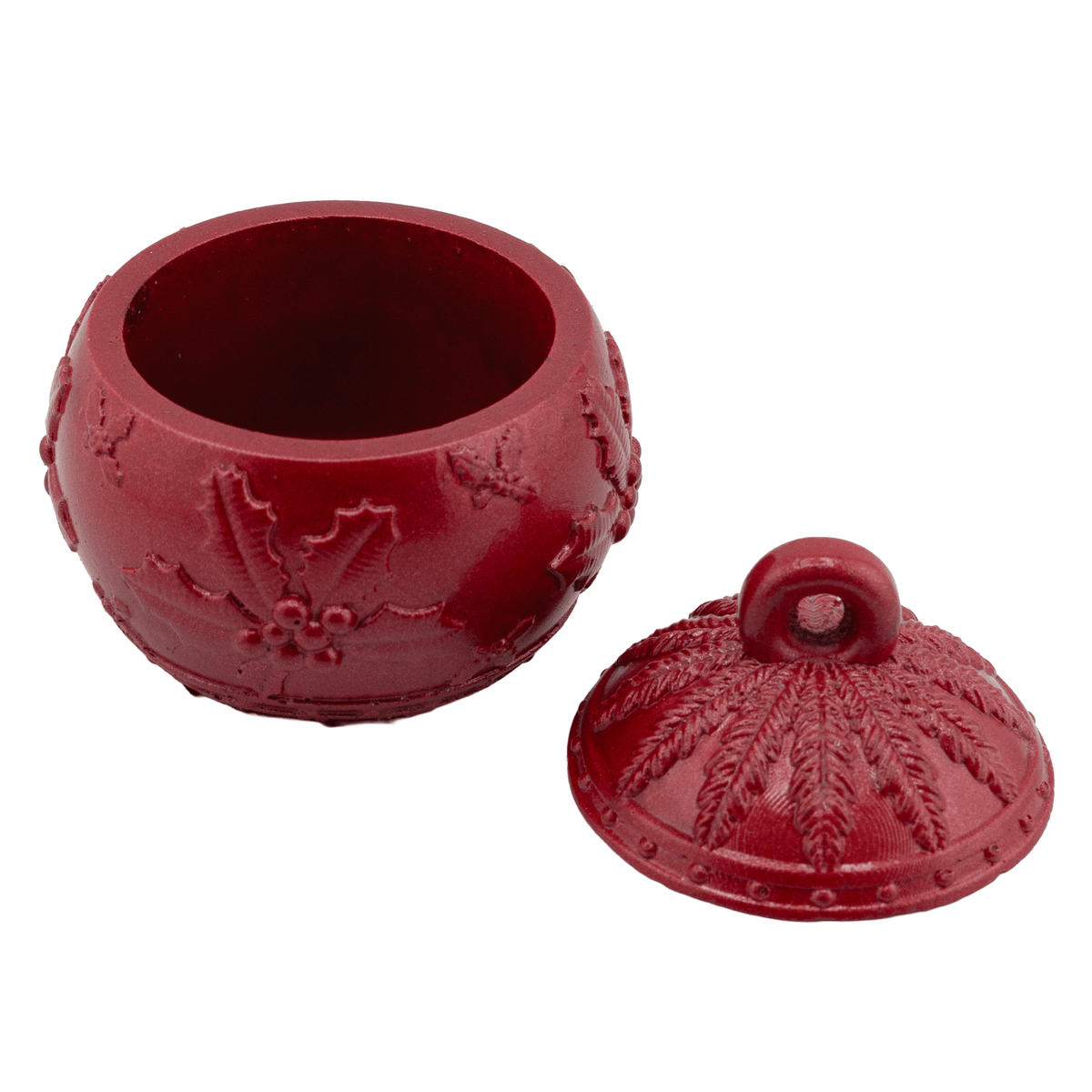 Esfera de Navidad de Concreto para Velas Navideñas 60ml - Roja (Edició ...