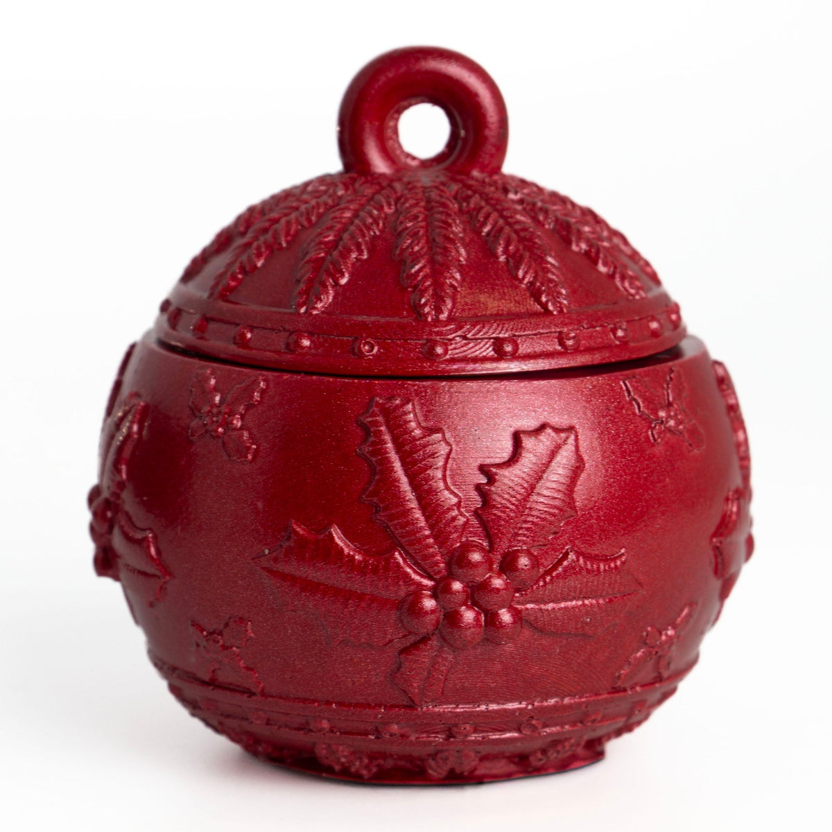 Esfera de Navidad de Concreto para Velas Navideñas 60ml - Roja (Edició ...